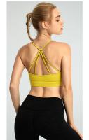 China Custom OEM Women Sports Bra Binding Straps Back Polyester Spandex 220g XS-5XL for sale