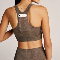 China Snakeskin Printed Womens Sports Bra for sale