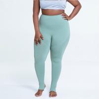 China High Waist Compression Leggings for Women Plus Size Nylon Spandex 280g for sale