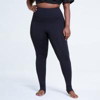 China High Waist Compression Leggings for Women Plus Size Nylon Spandex 280g for sale