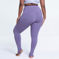China High Waist Compression Leggings for Women Plus Size Nylon Spandex 280g for sale