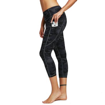 China OEM ODM High Waisted Camouflage Leggings with Phone Pocket XS-5XL for sale