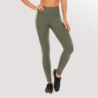 China Women's High Waist Yoga Leggings with Side Phone Pocket 7/8 Length 230g Nylon Spandex for sale