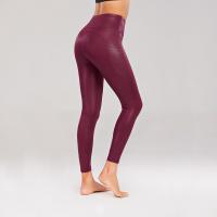 China 75% Polyester 25% Spandex Womens Yoga Leggings With Phone Pocket for sale