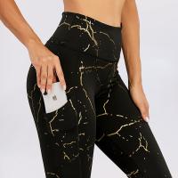 China Hot Stamping Womens Workout Leggings for sale