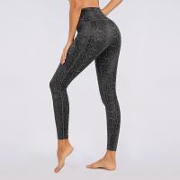 China OEM  Flatlock Stitching Snakeskin Print Workout Leggings stretchable yoga pants for sale