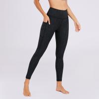 China Customizable Jacquard Fabric Women Fitness Pants Slimming Gym Leggings 280g XS-5XL for sale