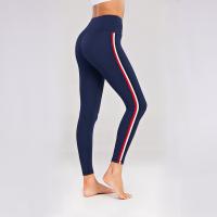 China Custom OEM Plus Size Navy Yoga Leggings 280g Polyester Spandex Activewear for sale