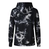China Custom OEM Women Smoke Blackened Pullover Hoodie 260g Polyester Spandex Long Sleeve for sale