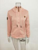 China Custom OEM Winter Women Long Sleeve Zip Up Hoodie 260g Polyester Spandex XS-5XL for sale