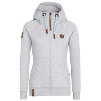 China Custom OEM Winter Women Long Sleeve Zip Up Hoodie 260g Polyester Spandex XS-5XL for sale