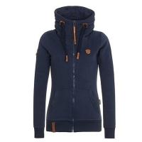 China Custom OEM Winter Women Long Sleeve Zip Up Hoodie 260g Polyester Spandex XS-5XL for sale