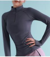 China Women Long Sleeve Running Sweatshirts 260g Cotton Polyester OEM Custom Sizes XS-5XL for sale