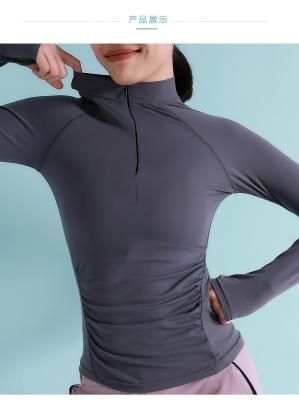 China Women Long Sleeve Running Sweatshirts 260g Cotton Polyester OEM Custom Sizes XS-5XL for sale
