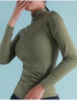 China Women Long Sleeve Running Sweatshirts 260g Cotton Polyester OEM Custom Sizes XS-5XL for sale