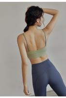 China Customizable Richee Tight Fit Sports Bra Ladies Gym Tops Nylon Spandex 210g for sale