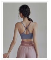 China Moisture Wicking Sports Bra Swim Top Sexy Less Back Design XS-5XL Nylon Spandex 210g for sale