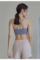 China Moisture Wicking Sports Bra Swim Top Sexy Less Back Design XS-5XL Nylon Spandex 210g for sale