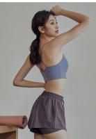 China Moisture Wicking Sports Bra Swim Top Sexy Less Back Design XS-5XL Nylon Spandex 210g for sale