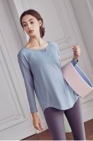 China BSCI Certified Women's Long Sleeve Sports T Shirts Nylon Spandex Athletic Wear Size XS-5XL for sale