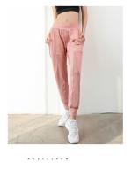 China Spring OEM ODM service Womens Workout Joggers exercise track pants Mesh On Leg for sale