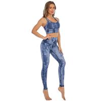 China Custom Printed Yoga Leggings for Women Polyester Spandex 280g OEM ODM for sale