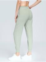 China Custom OEM Women Jogger Pants 190g Polyester Spandex Elastic Waist with Pockets for sale