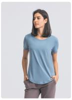 China Custom OEM Women Dry Fit Short Sleeve Running Shirts 170g Polyester Spandex XS-5XL for sale