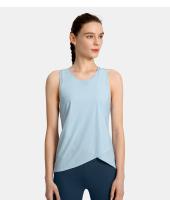 China BSCI Certified Ladies Sleeveless Running Tops for sale