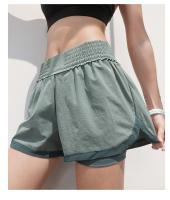 China Richee Women's 2 Piece Running Shorts with Liner Elastic Band Polyester Spandex XS-5XL for sale