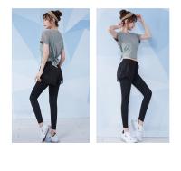 China Women's Quick Dry Running T Shirt and Shorts Set XS-5XL Custom Logo OEM for sale