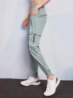 China Women's Side Pocket Running Track Pants 200g Polyester Spandex XS-5XL for sale