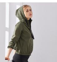 China Custom Polyester Spandex Zip Up Women Sports Jacket XS-5XL OEM ODM 180g for sale
