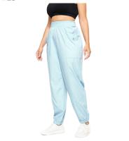 China Plus Size Women Winter Cargo Pants Elastic Waist Yoga Wear XS-5XL Quick Dry 200g for sale