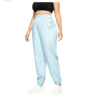 China Plus Size Women Winter Cargo Pants Elastic Waist Yoga Wear XS-5XL Quick Dry 200g for sale