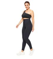 China High Elastic Plus Size Yoga Leggings 250g High Waist Tummy Control Workout Pants for sale