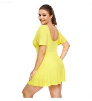 China Custom Plus Size Workout Running Dress Quick Dry 4 Way Stretch Fabric XS to 5XL for sale