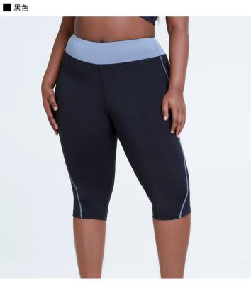 China Women Plus Size Biker Shorts 280g Nylon Spandex Moisture Wicking High Waisted Tummy Control for sale