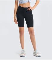 China BSCI Nylon Spandex Women Biker Shorts 3 Inch High Waist with Phone Pocket Free Cut for sale