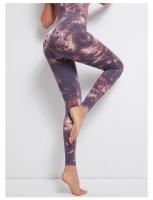 China BSCI Certified Seamless Dip Dye Yoga Leggings High Waist Tights 280g Nylon Spandex for sale