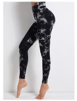 China BSCI Certified Seamless Dip Dye Yoga Leggings High Waist Tights 280g Nylon Spandex for sale