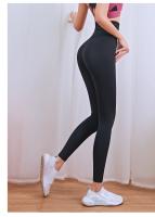 China High Waist Zipper Up Yoga Leggings Women Tummy Control Compression Workout Pants 280g Nylon Spandex for sale