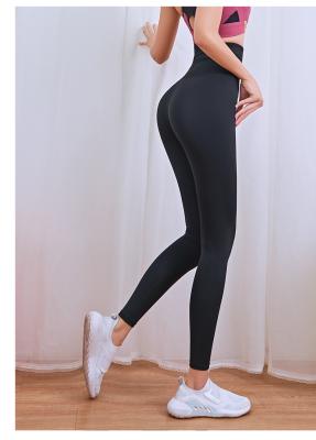 China High Waist Zipper Up Yoga Leggings Women Tummy Control Compression Workout Pants 280g Nylon Spandex for sale