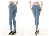 China Custom High Waisted Yoga Leggings for Women Cotton Spandex 250g Workout Tights for sale