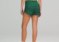 China Custom Women Running Shorts with Zipper Pocket 87 Nylon 13 Spandex 305gsm for sale