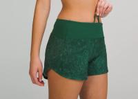 China Custom Women Running Shorts with Zipper Pocket 87 Nylon 13 Spandex 305gsm for sale