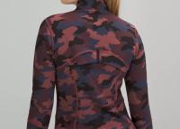 China Plus Size Long Sleeve Thumb Hole Side Pocket Running Jacket Women for sale