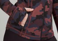 China Plus Size Long Sleeve Thumb Hole Side Pocket Running Jacket Women for sale