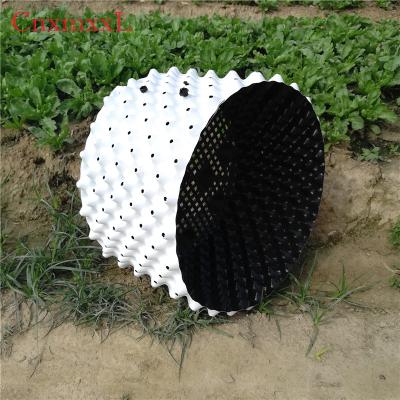 China Root Growth White 0.9mm HDPE Plastic  Greenhouse Air Pruning Buckets for sale