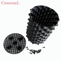 China Aeration root pot mall holes in the form of cones throughout the sides of the container for sale